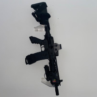 Tippmann TMC 68 Cal Mag Fed Marker - Black W/ Attachment , Wall mount.