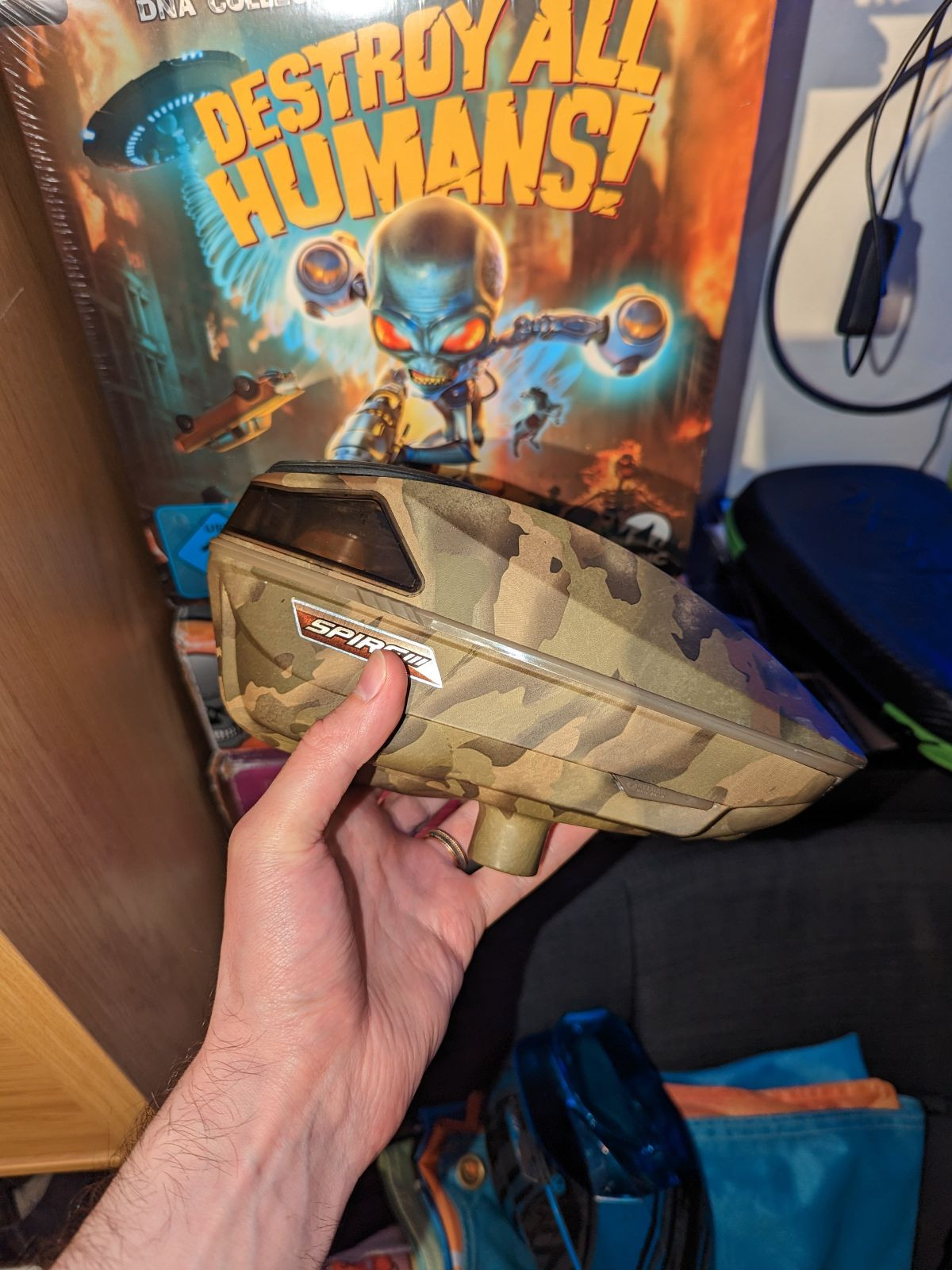 3 Hoppers/loaders Virtue Spire 200/3/Camo - Other Paintball - Used